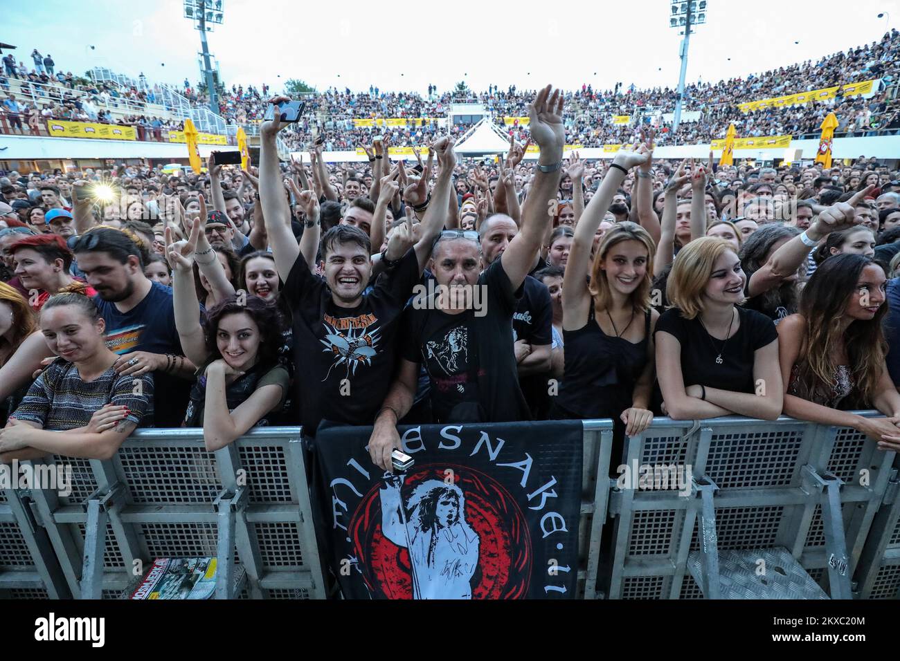 EDITORIAL USE ONLY 03.07.2019,Zagreb, Croatia - ritish rock legends ...