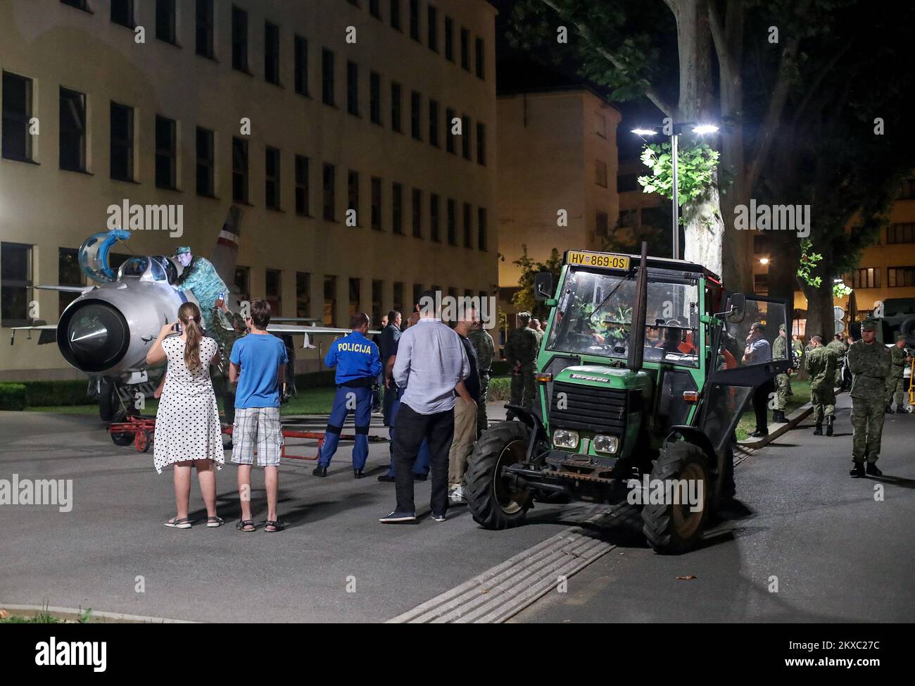 04.07.2019., Zagreb - Moving of Rudolf Peresin's MiG 21 from King Petar ...