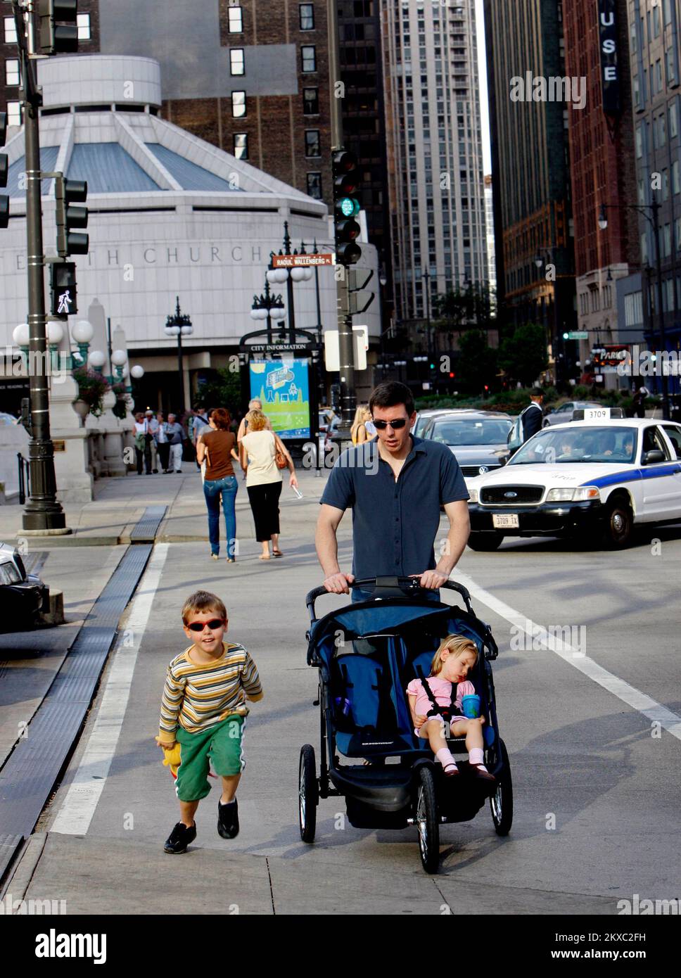 Daily life, Chicago, USA Stock Photo - Alamy