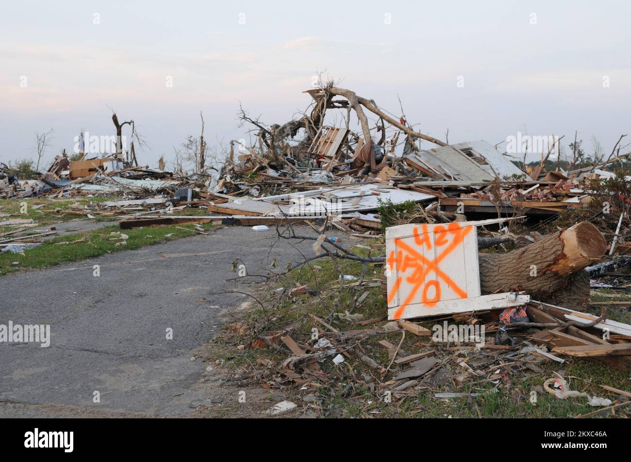 Tornado Destruction in Alabama. Alabama Severe Storms, Tornadoes ...