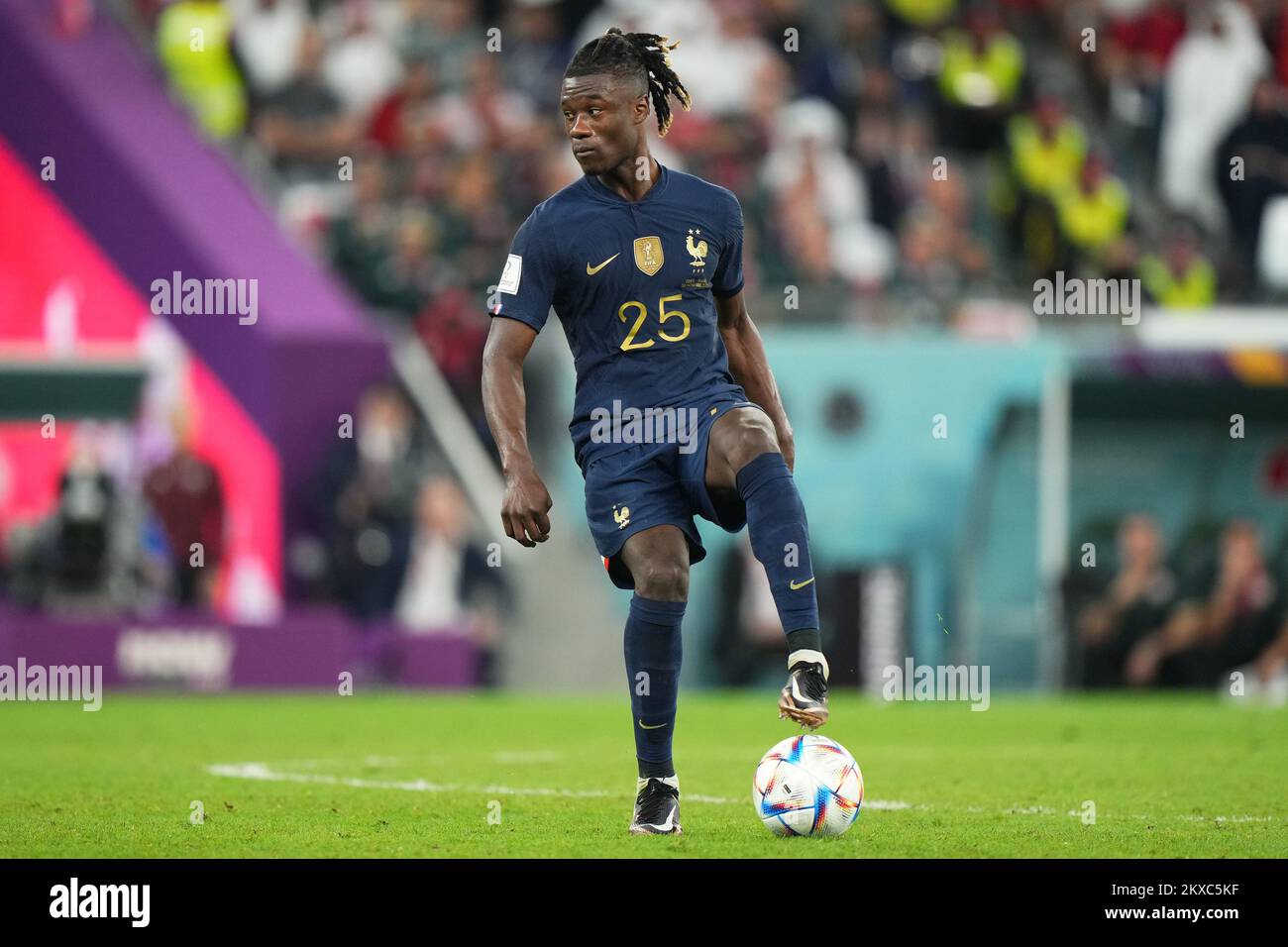Eduardo Camavinga of France during the FIFA World Cup Qatar 2022 match ...