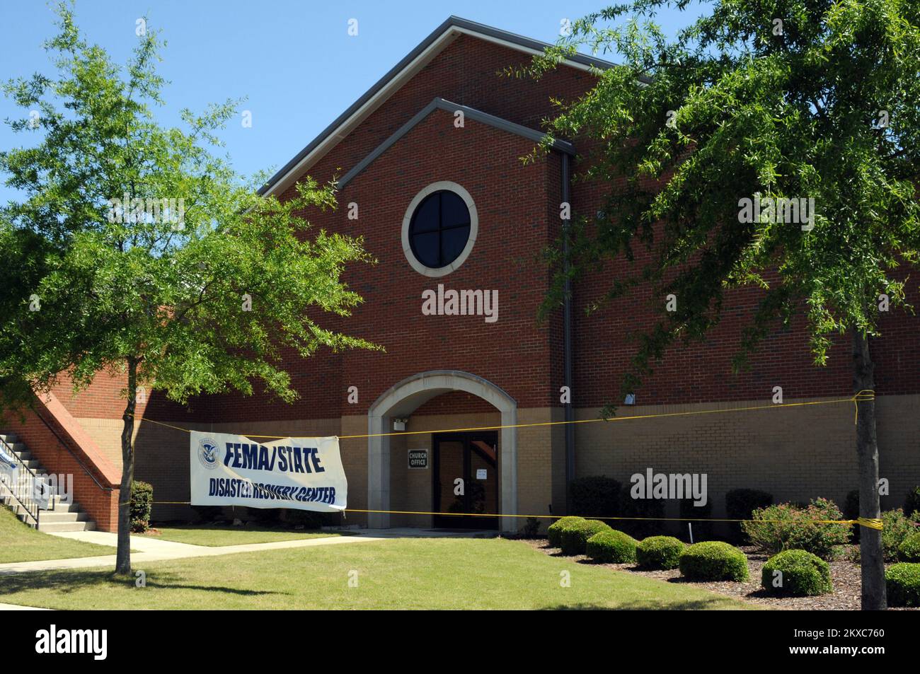 Disaster Recovery Center at Church in Alabama. Alabama Severe Storms ...