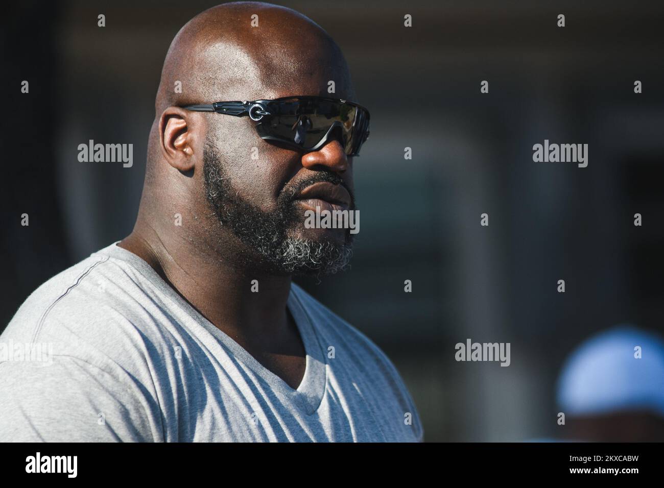 21.07.2019., Croatia, Zadar - Former NBA basketball player Shaquille O'Neal arirved at Zadar ...