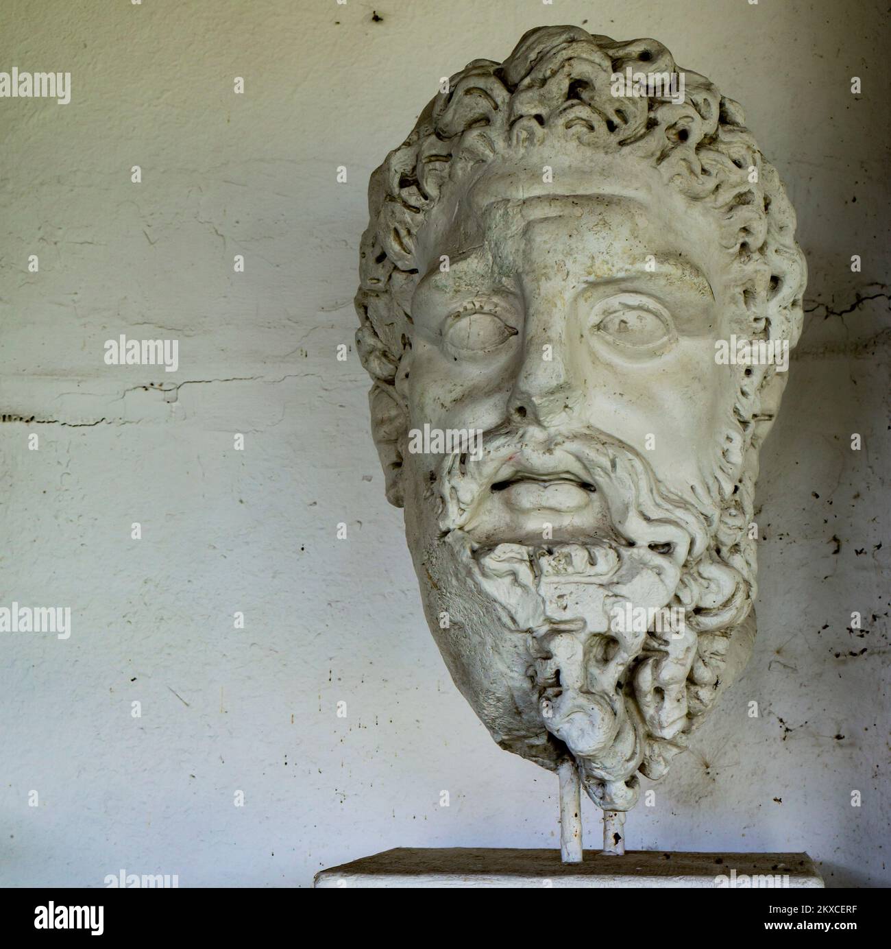 Head of Hercules from Felix Romuliana, remains of palace of Roman ...