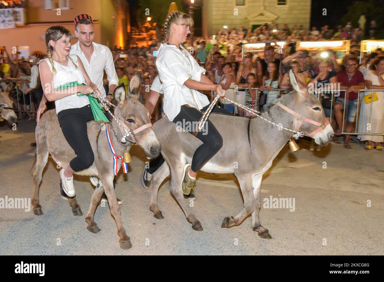 01.08.2019., Tribunj, Croatia - Traditional 52nd donkey races held in ...
