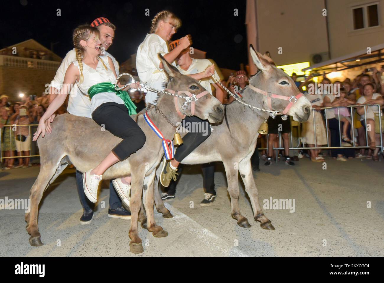 01.08.2019., Tribunj, Croatia - Traditional 52nd donkey races held in ...