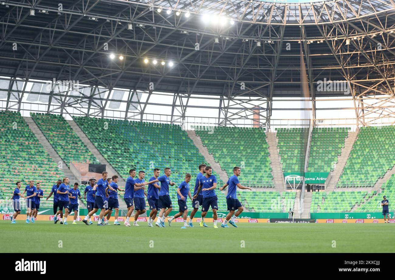 12.08.2019., Budapest, Hungary - Training of GNK Dinamo ahead of UEFA ...