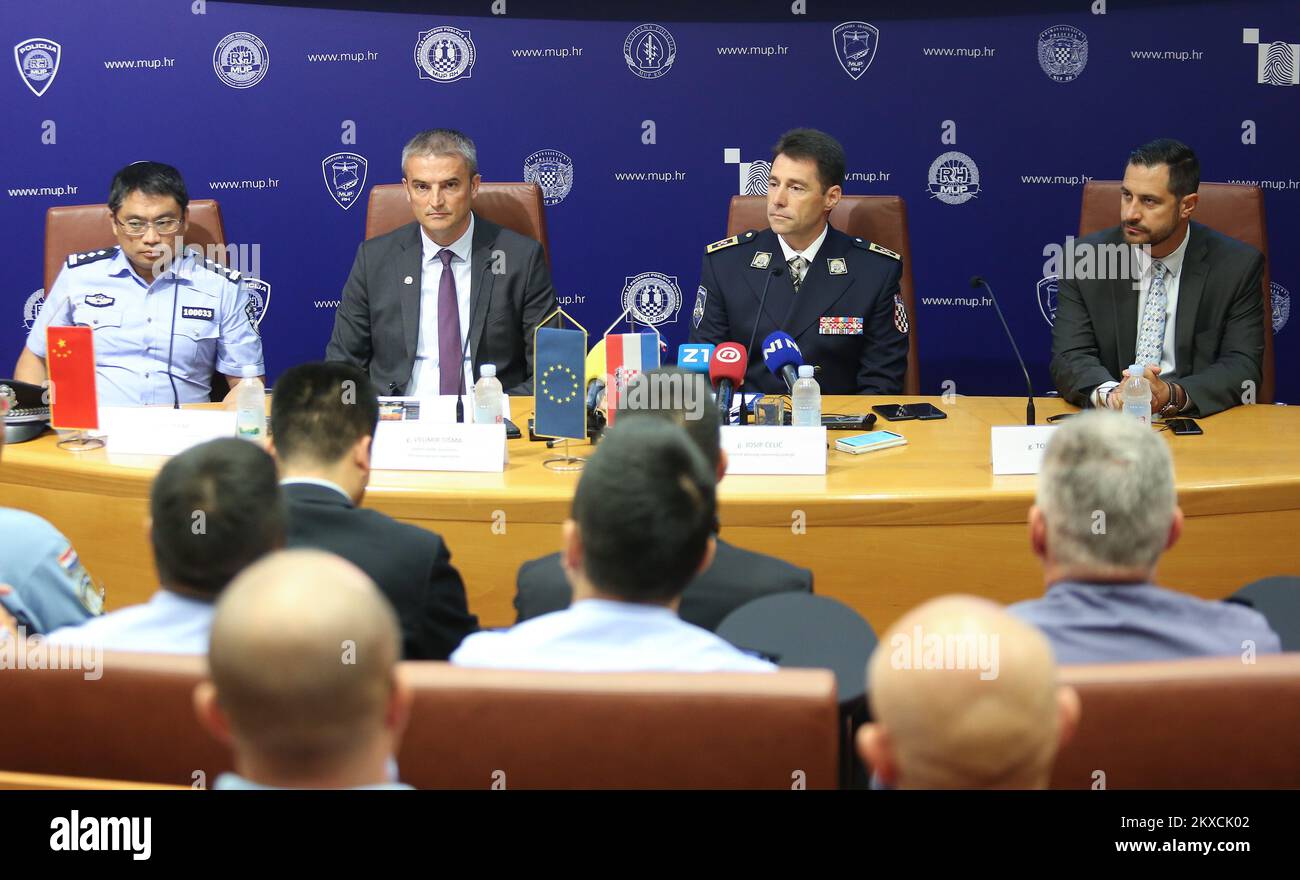 14.08.2019., Zagreb, Croatia - A press conference was held at the ...