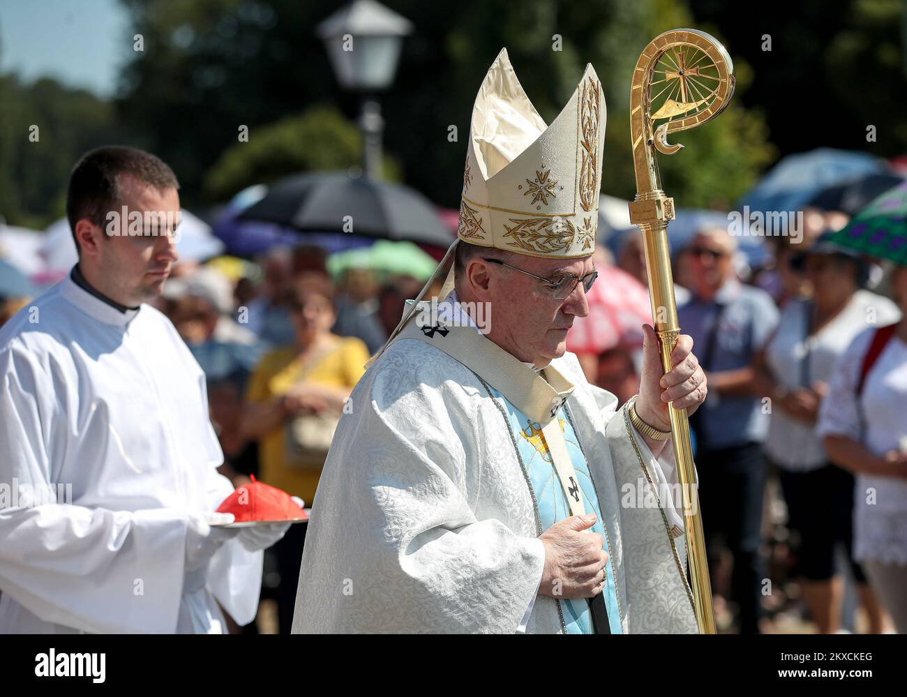 15.08.2019., Marija Bistrica, Croatia - Pilgrimage on the Feast of the ...