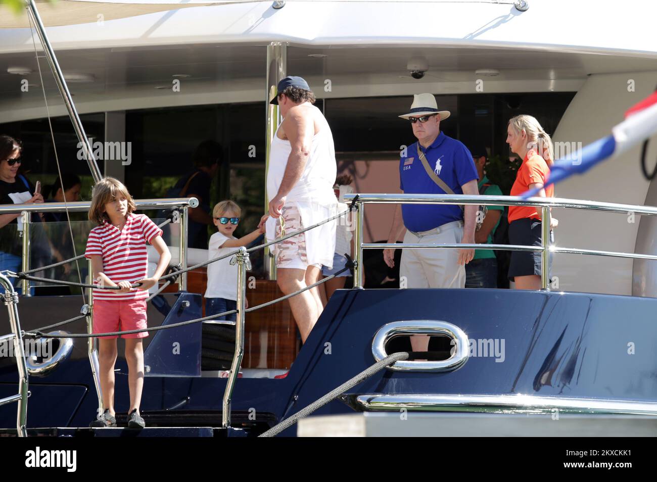 15.08.2019., Skradin, Croatia - Prince Albert II. of Monaco with family ...