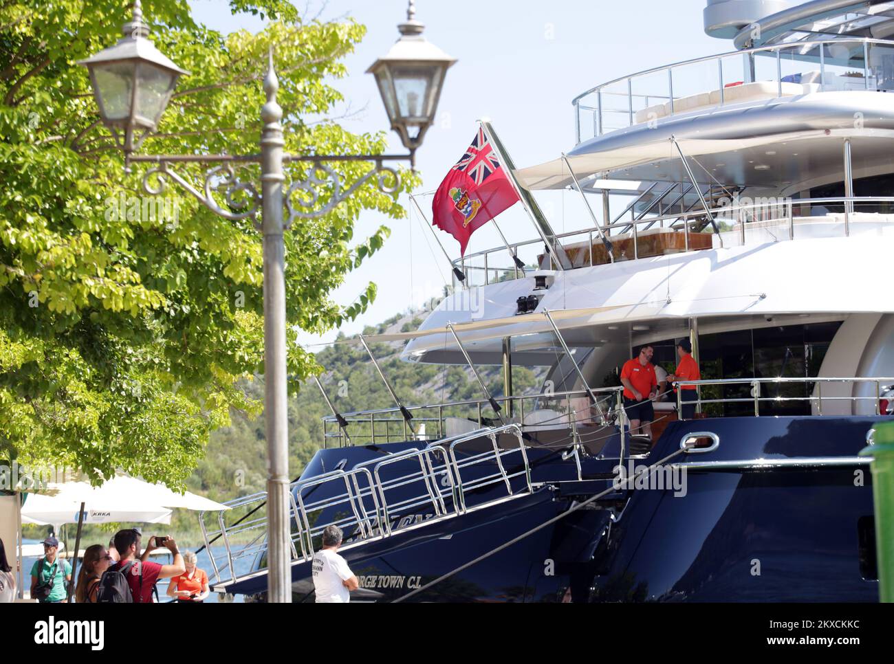 15.08.2019., Skradin, Croatia - Prince Albert II. of Monaco with family ...