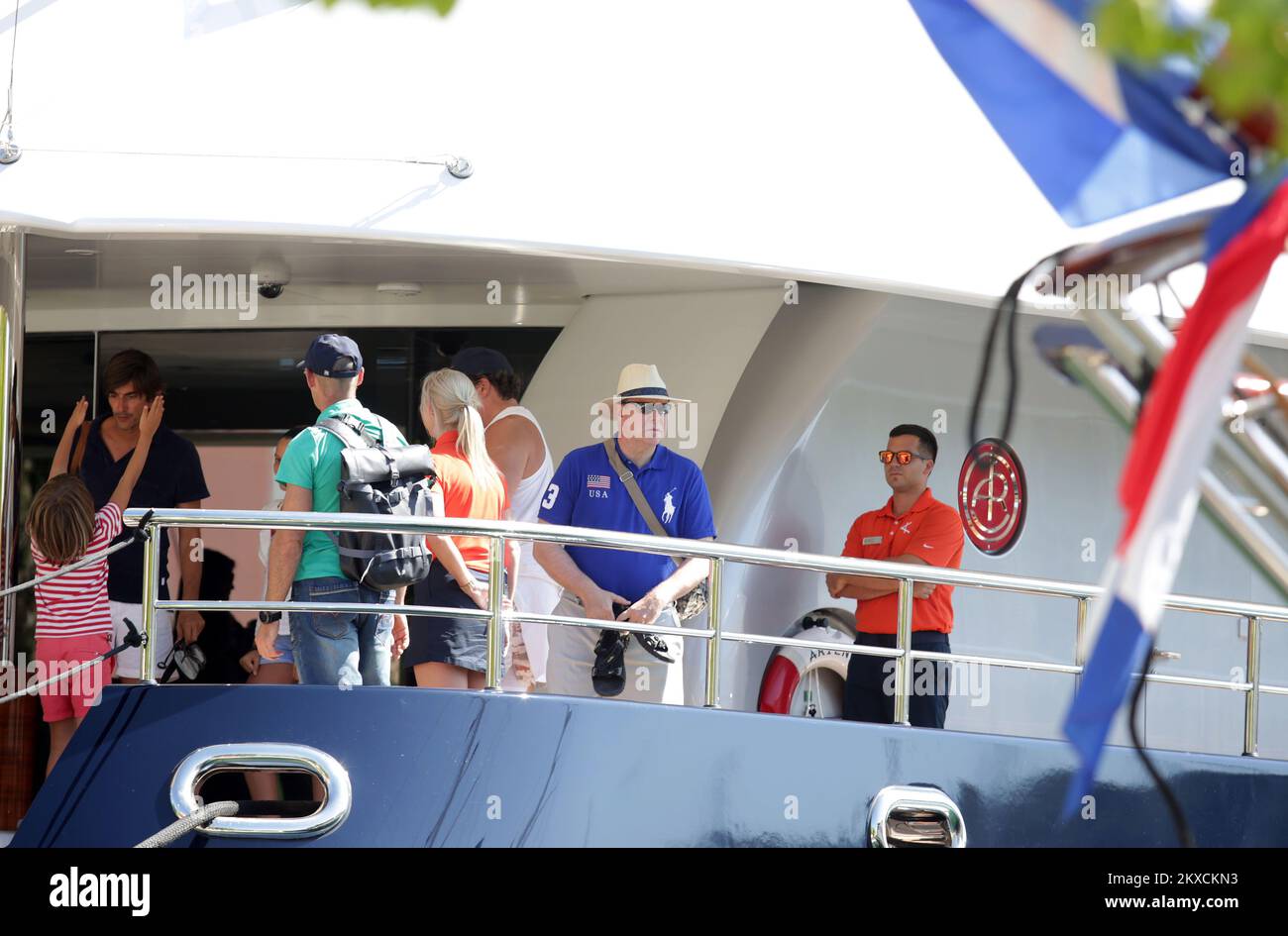 15.08.2019., Skradin, Croatia - Prince Albert II. of Monaco with family ...