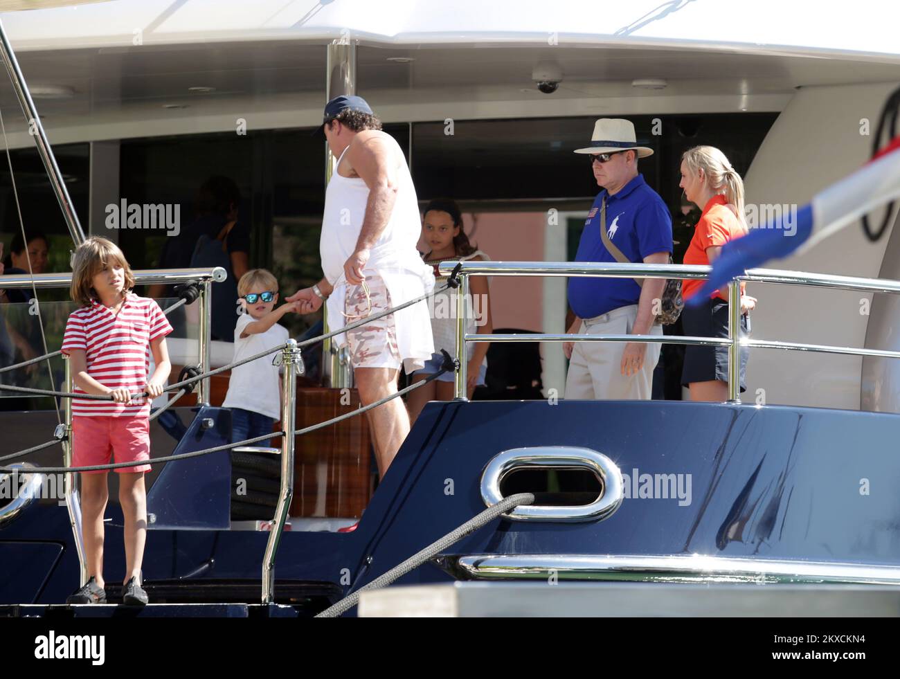 15.08.2019., Skradin, Croatia - Prince Albert II. of Monaco with family ...