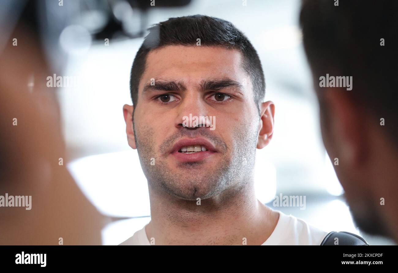 26.08.2019., Zagreb, Croatia - Croatian heavyweight boxer Filip Hrgovic ...