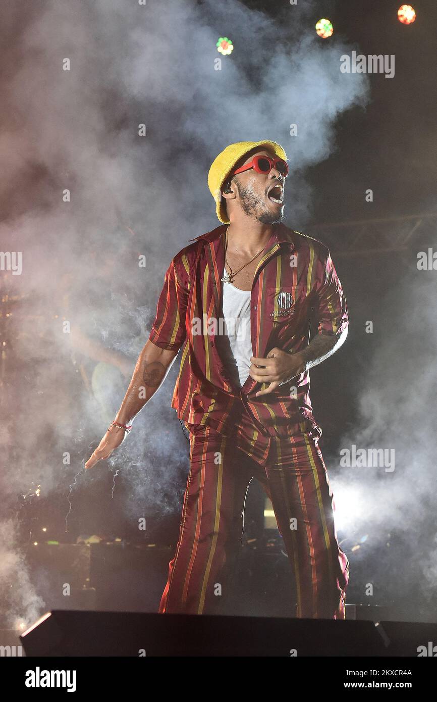 28.08.2019., Pula, Croatia - U.S singer and rapper Anderson .Paak ...
