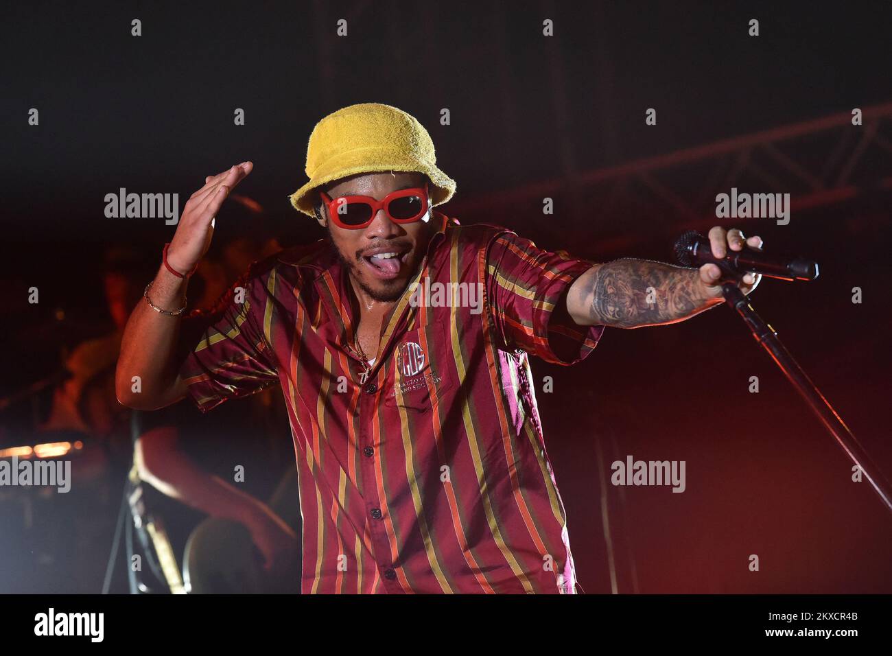 28.08.2019., Pula, Croatia - U.S singer and rapper Anderson .Paak ...