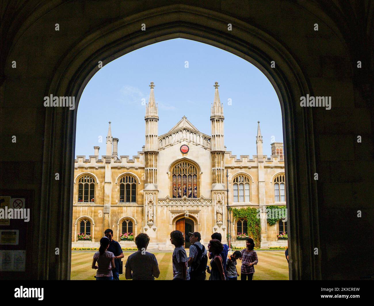 Cambridge United Kingdom - July 2 2009; Corpus Christi College building ...