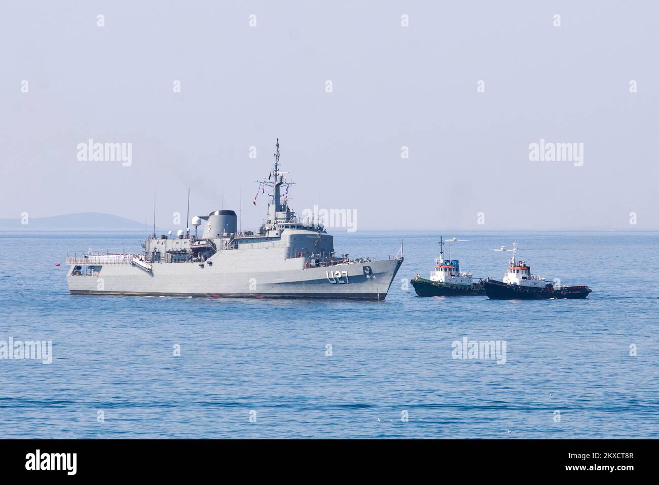 31.08.2019., Split - Arrival of the Brazilian Navy warship in the port ...