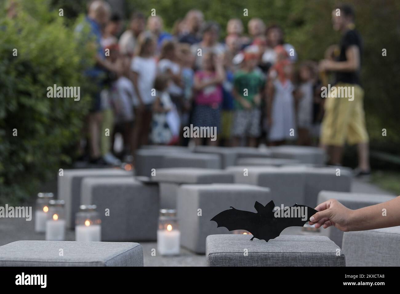 31.08.2019., Zagreb, Croatia - International Bat Night was celebrated ...