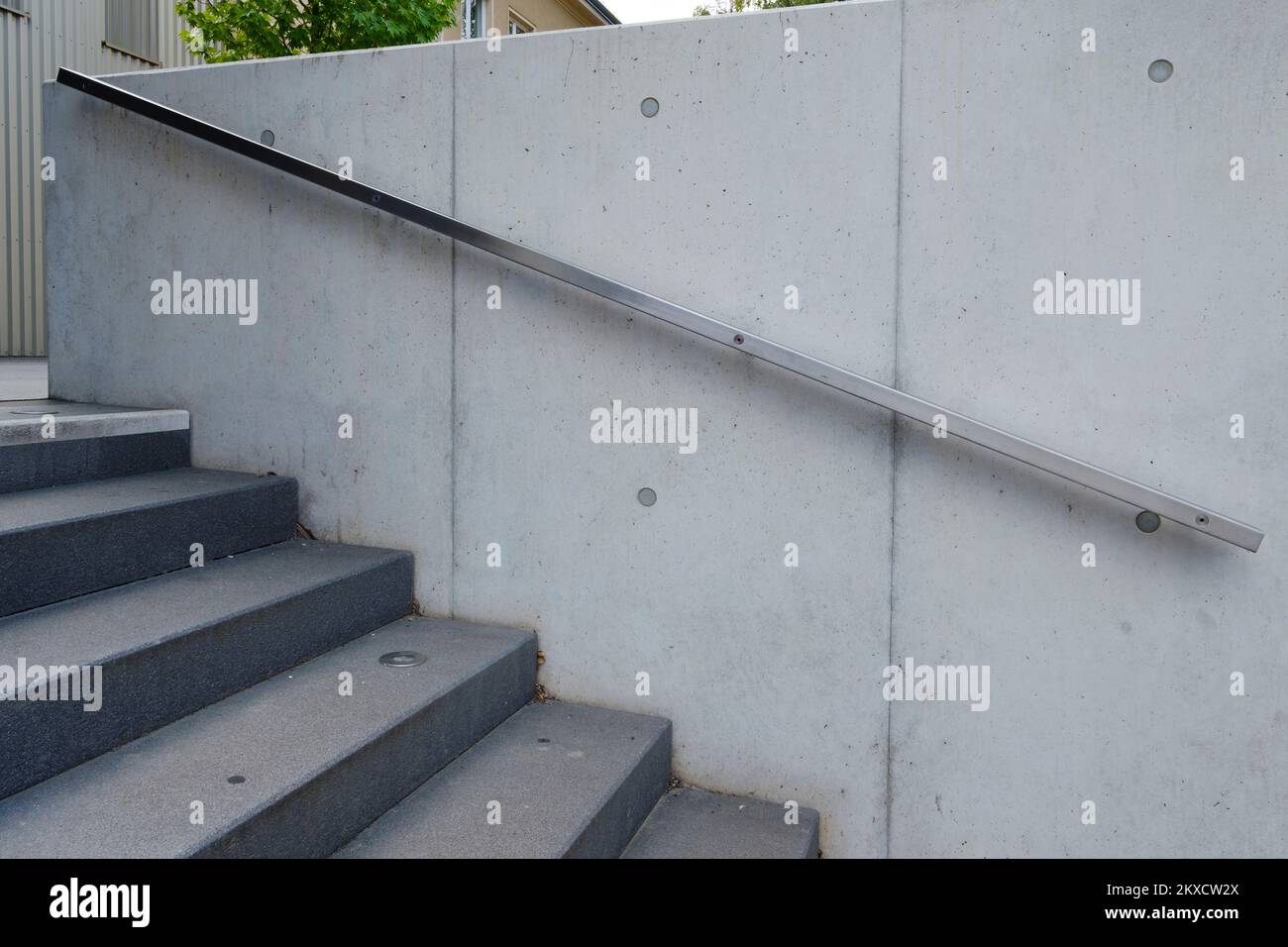 Diagonal handrail hi-res stock photography and images - Alamy