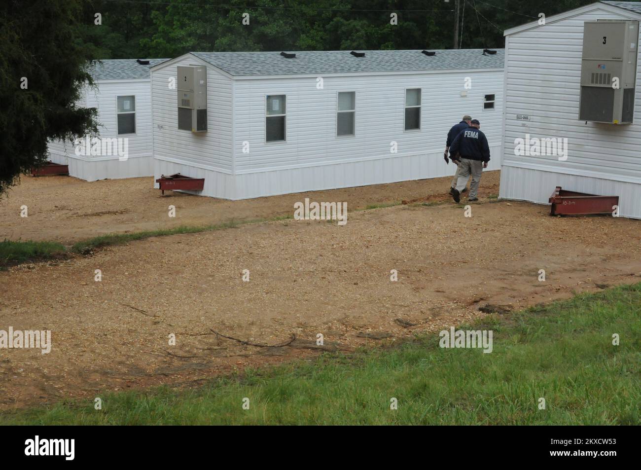 FEMA Temporary Housing Units on Site in Alabama. Alabama Severe Storms ...