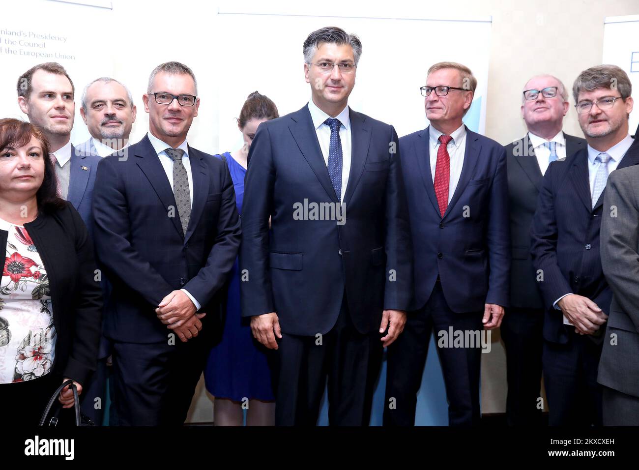 10.09.2019., Zagreb, Croatia - Prime Minister Andrej Plenkovic met at ...