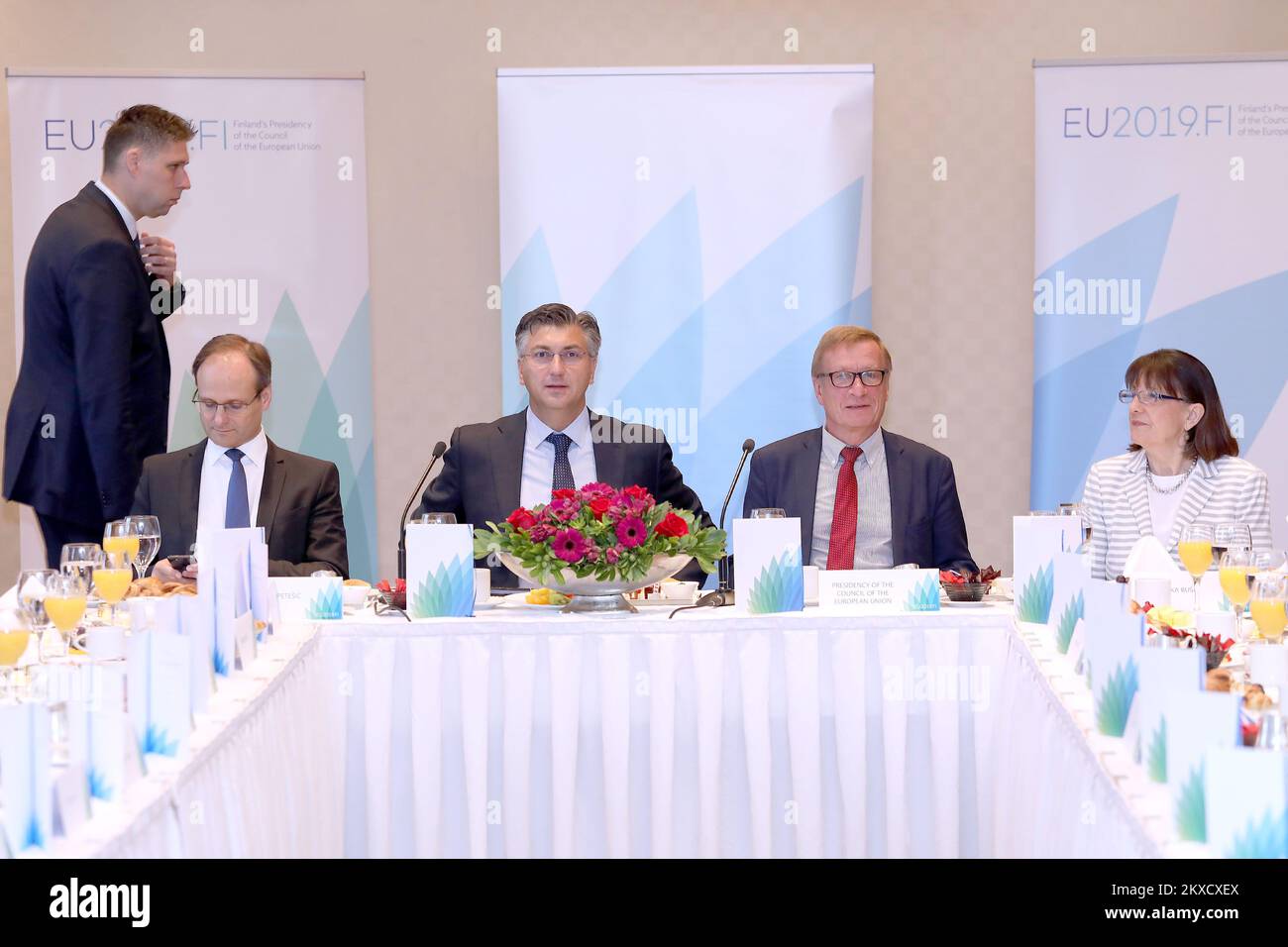 10.09.2019., Zagreb, Croatia - Prime Minister Andrej Plenkovic met at ...