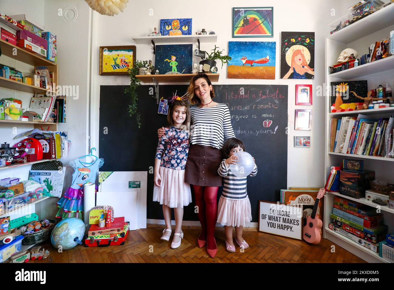 17.09.2019.Bosnia and Herzegovina - Asya Isovic , a 9-year-old artist ...