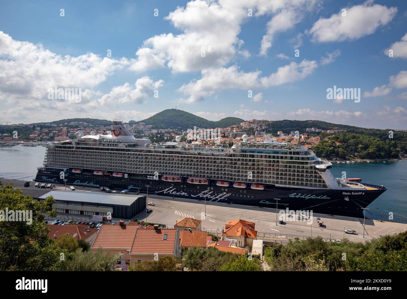 17.09.2019., Dubrovnik - Mein Schiff 6, boat TUI Cruises tied in Gruska ...