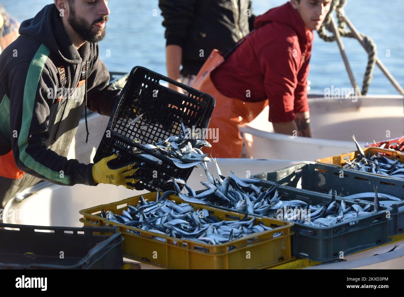 27.09.2019., Tribunj, Croatia - After a full moon and bad weather ...