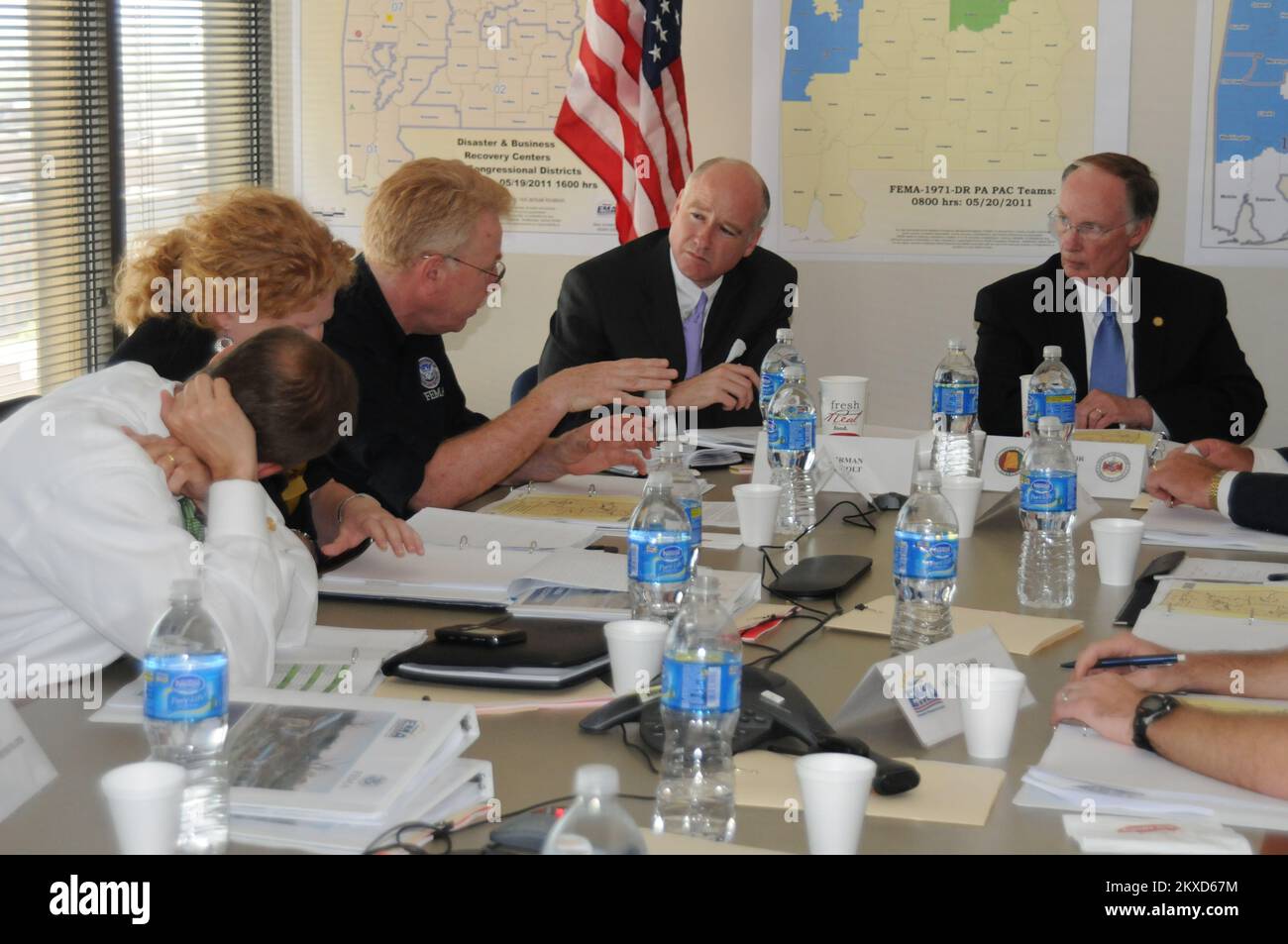 Congressman, Governor, and FCO at JFO in Alabama. Alabama Severe Storms ...