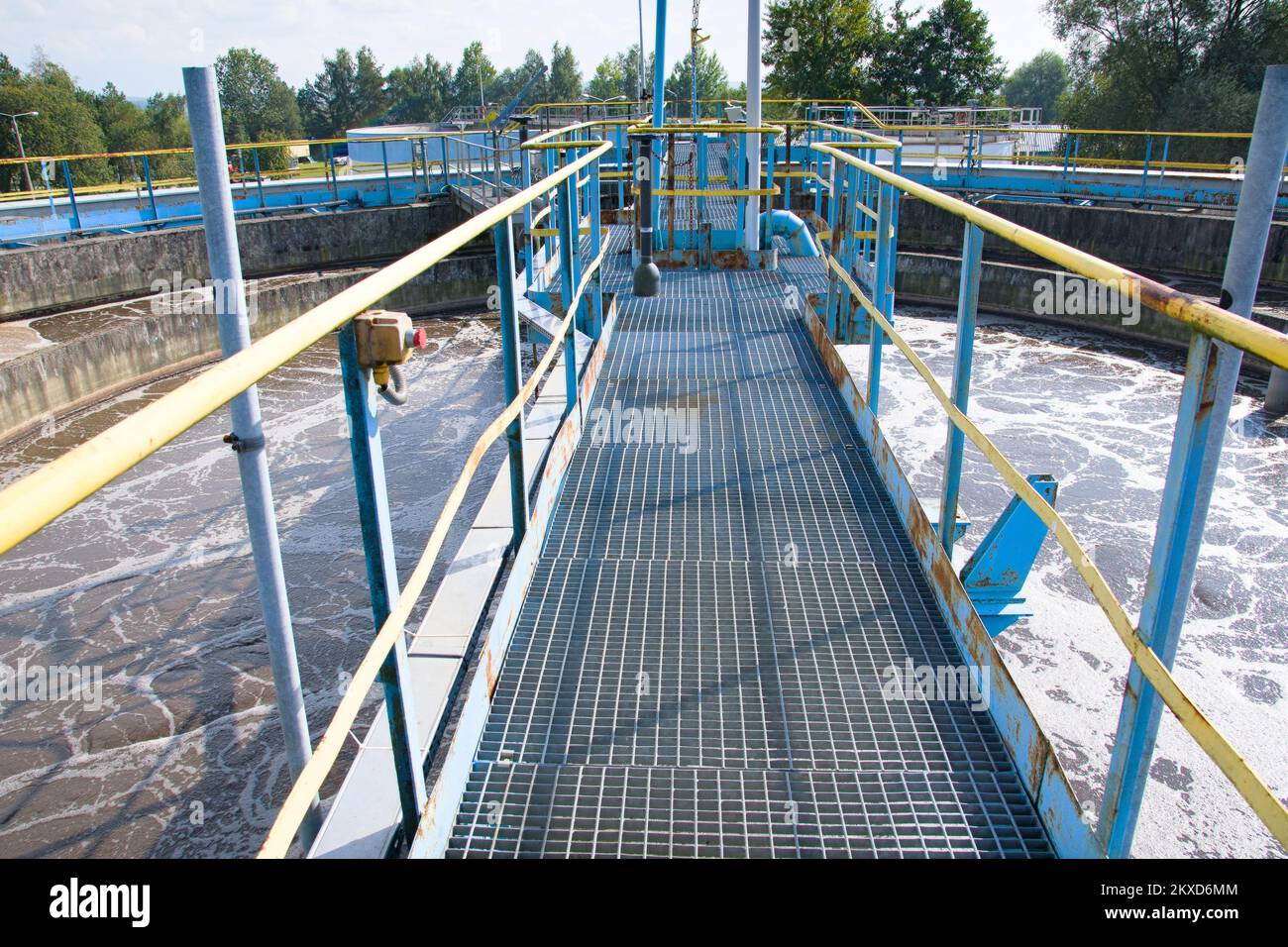 The Solid Contact Clarifier Tank type Sludge Recirculation process in ...