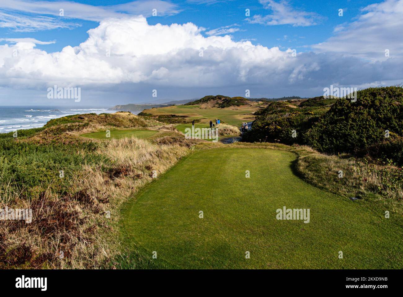 Bandon Dunes Golf Resort in Southern Oregon Stock Photo - Alamy