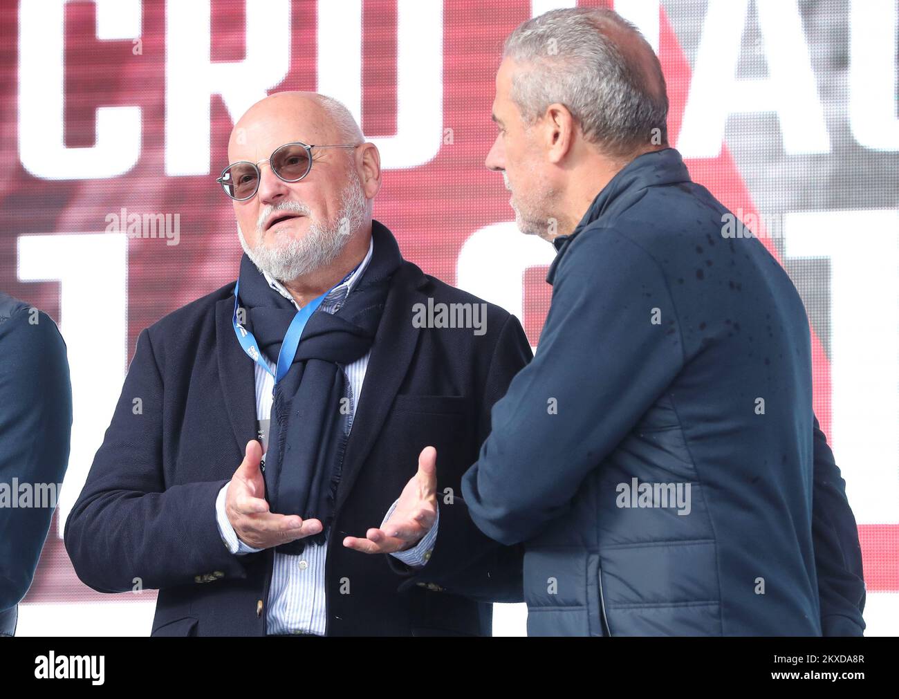 06.10.2019., Zagreb - Markov Square. Announcement of the winner of the ...