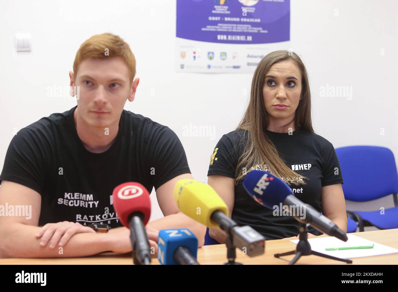 08.10.2019., Zagreb - Croatian female boxer held a press conference ...