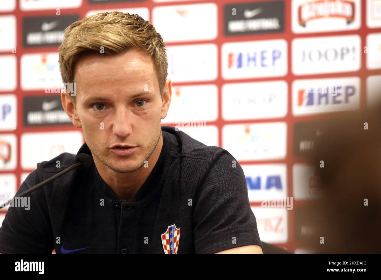 08,10.2019., Split - Ivan Rakitic at the press conference of the ...