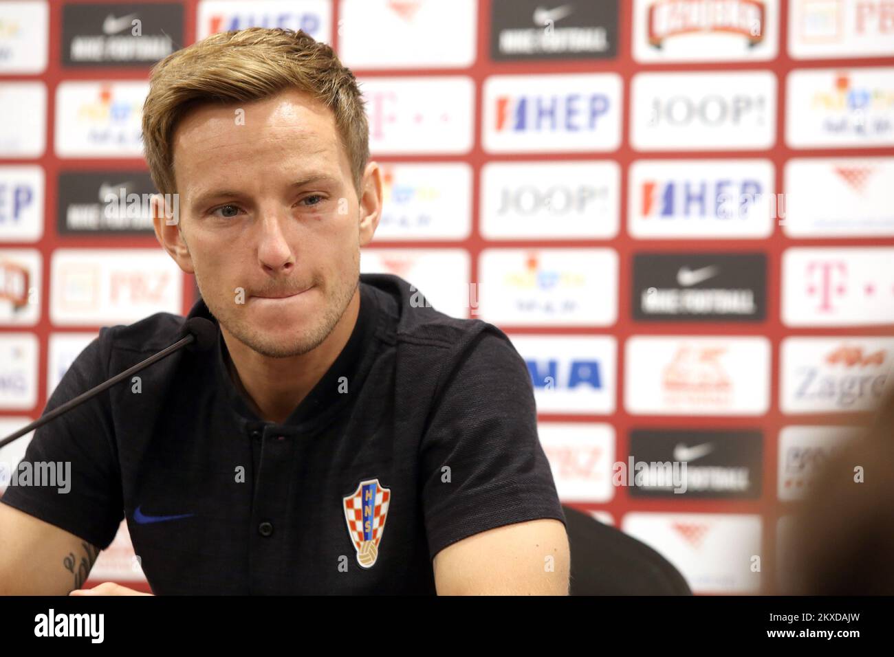 08,10.2019., Split - Ivan Rakitic at the press conference of the ...