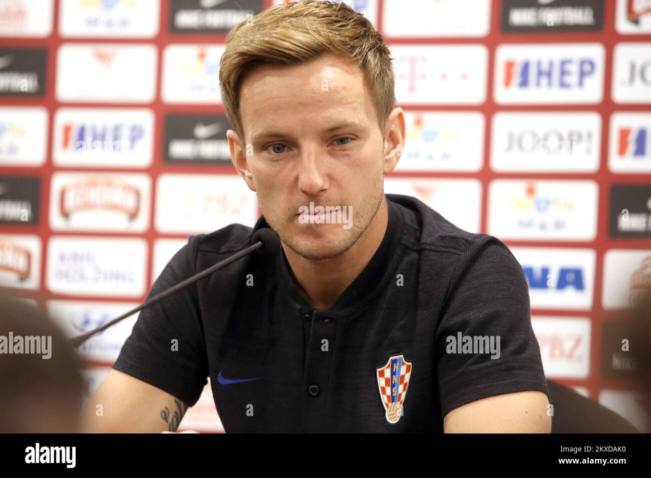 08,10.2019., Split - Ivan Rakitic at the press conference of the ...