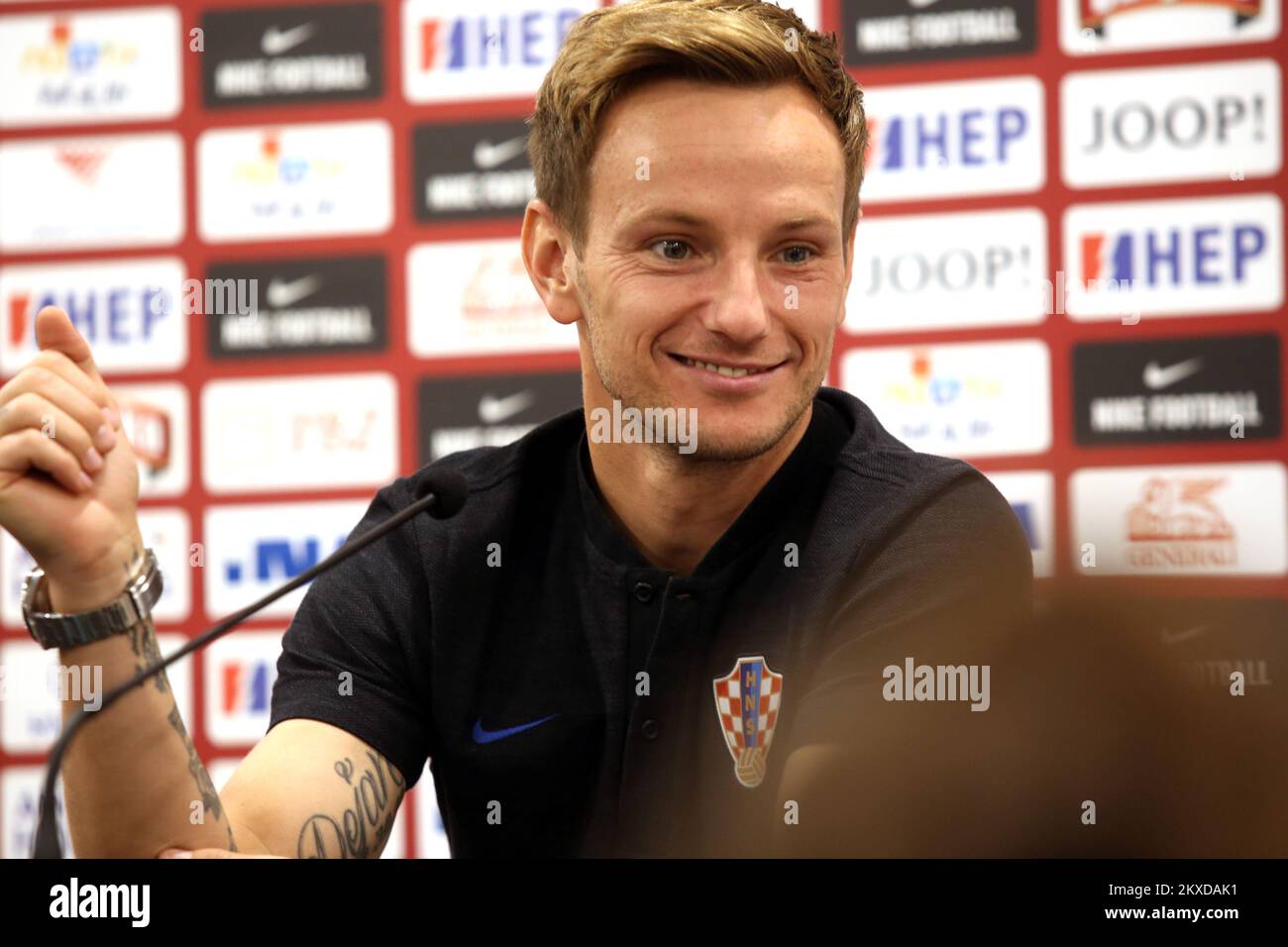 08,10.2019., Split - Ivan Rakitic at the press conference of the ...