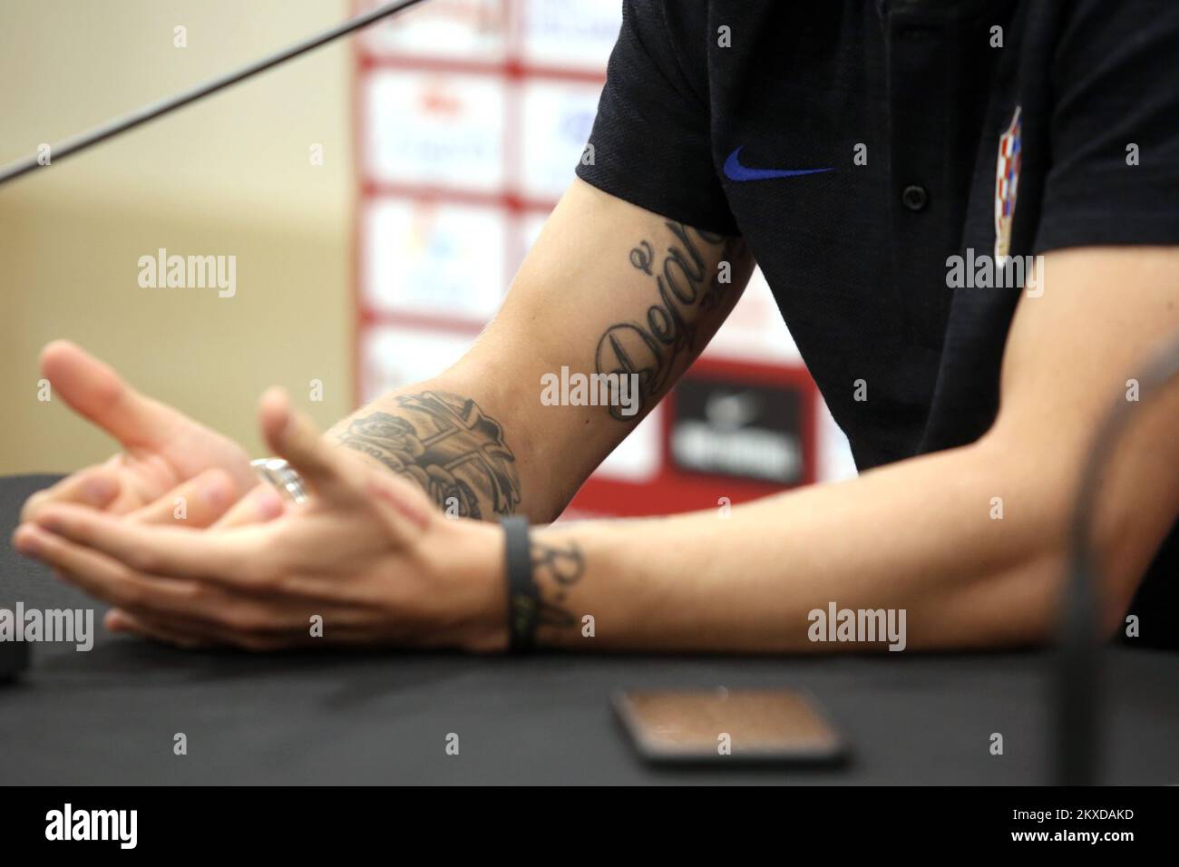 08,10.2019., Split - Ivan Rakitic at the press conference of the ...