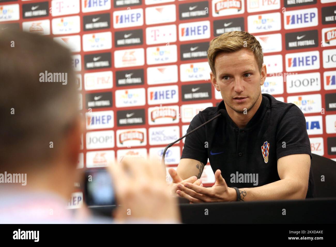 08,10.2019., Split - Ivan Rakitic at the press conference of the ...