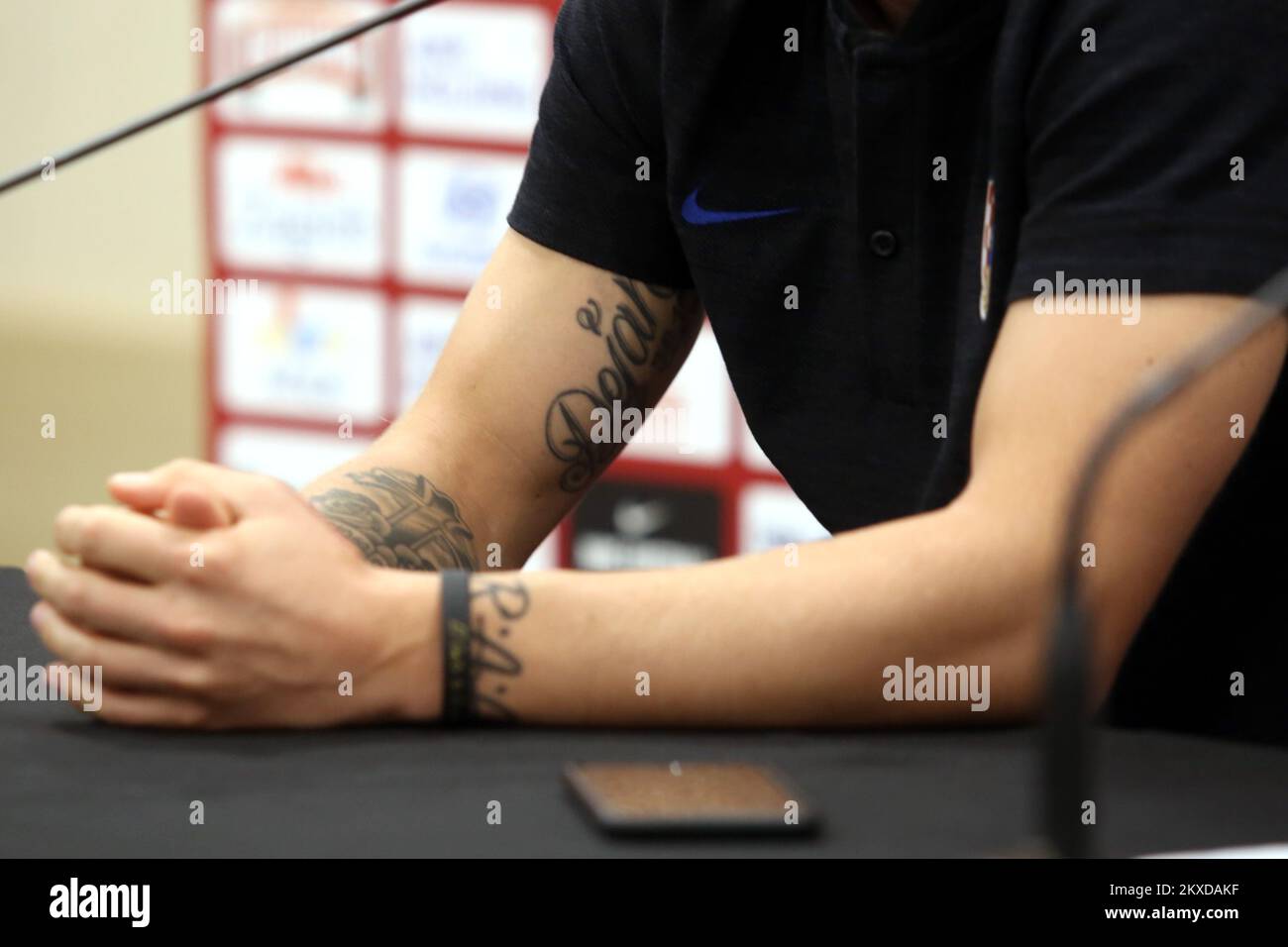 08,10.2019., Split - Ivan Rakitic at the press conference of the ...