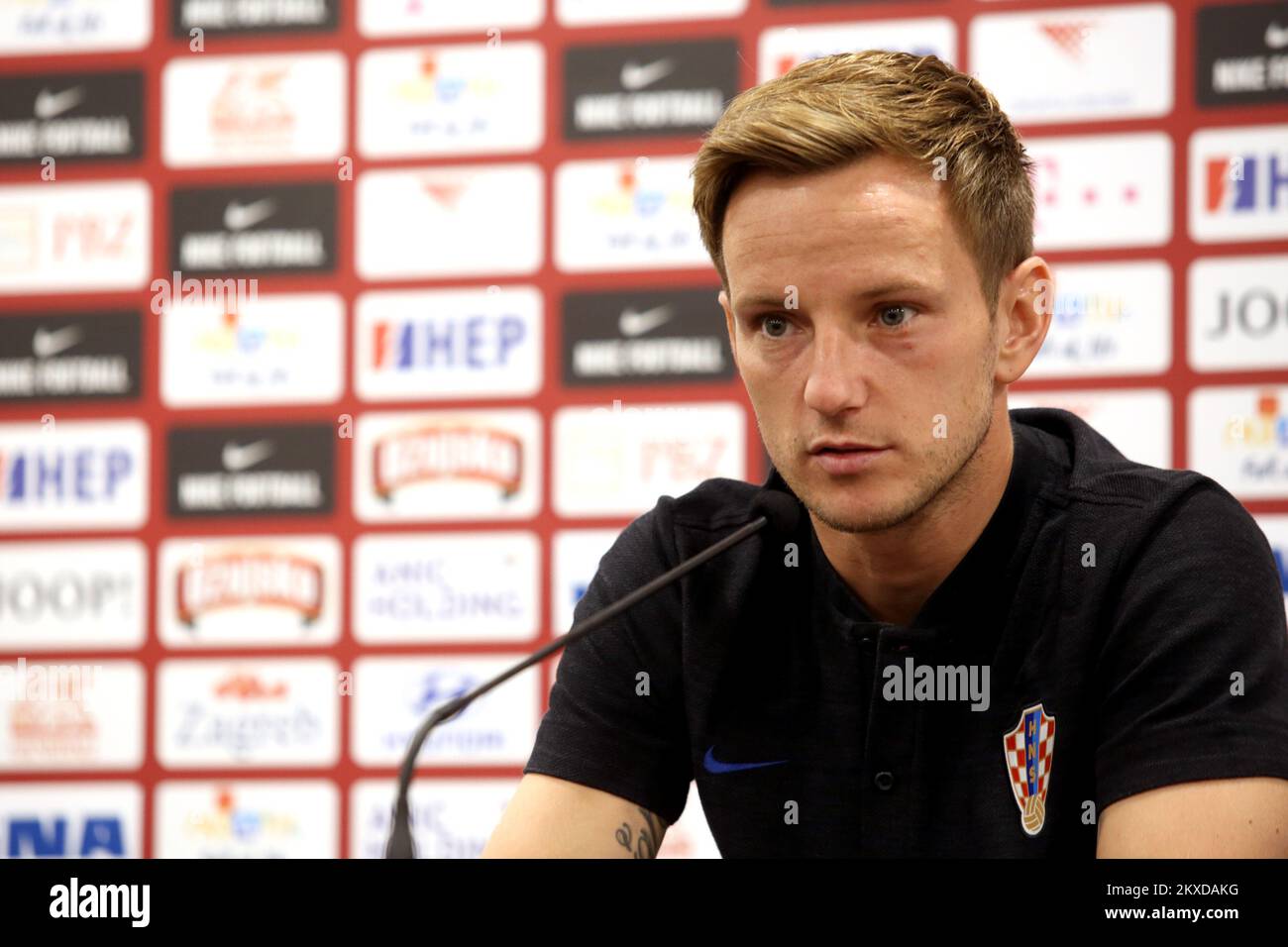 08,10.2019., Split - Ivan Rakitic at the press conference of the ...