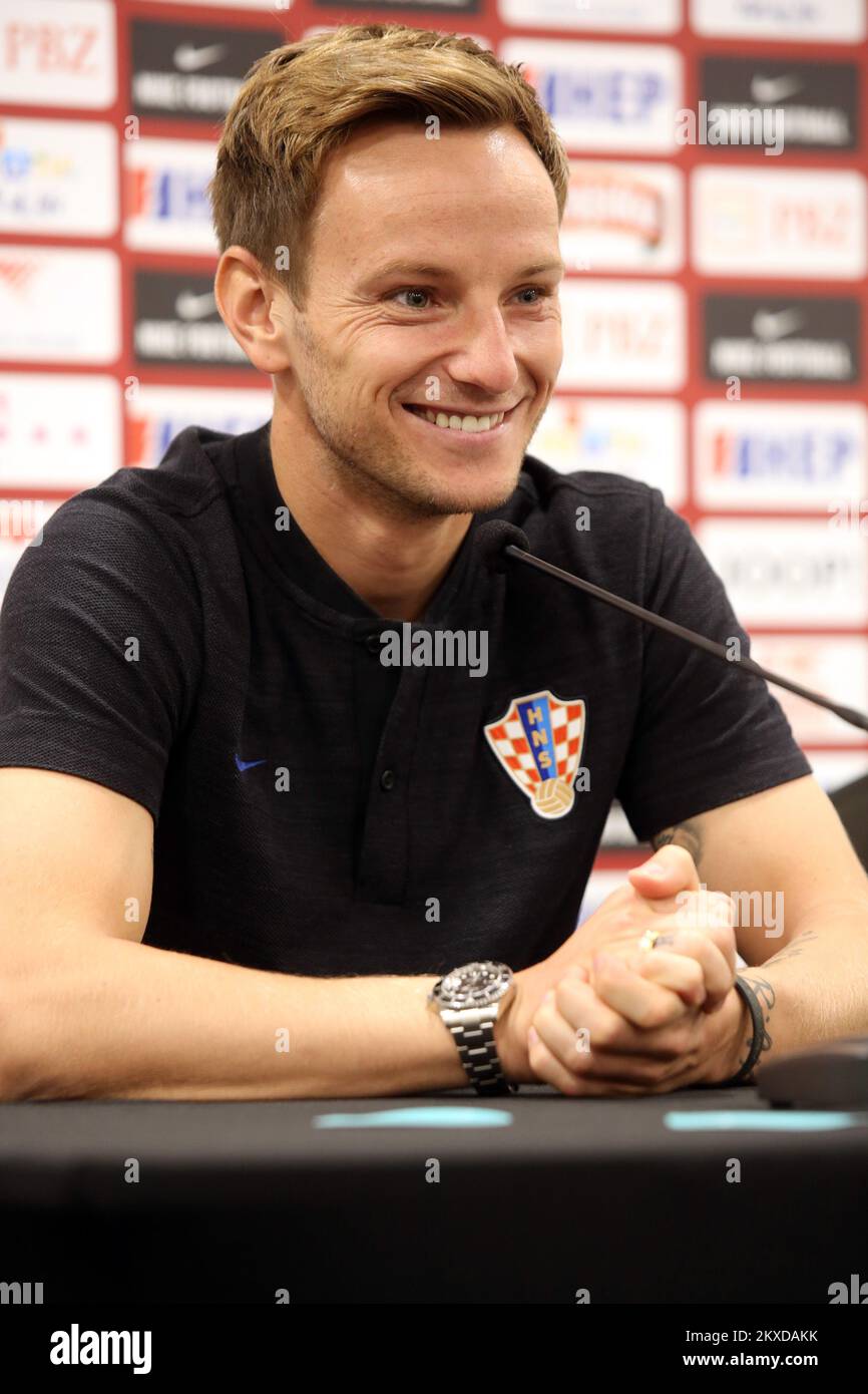 08,10.2019., Split - Ivan Rakitic at the press conference of the ...