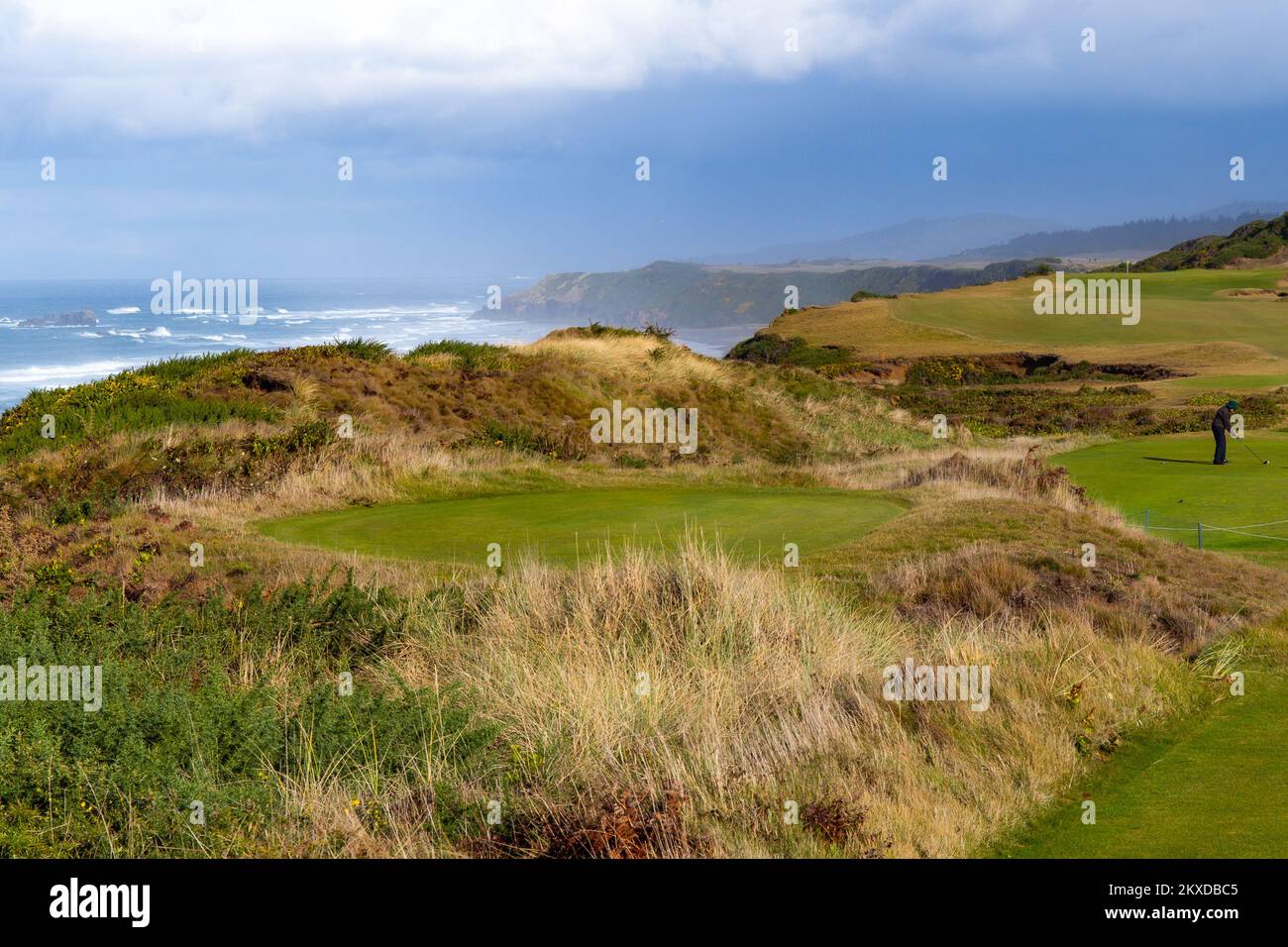 Bandon Dunes Golf Resort in Southern Oregon Stock Photo - Alamy