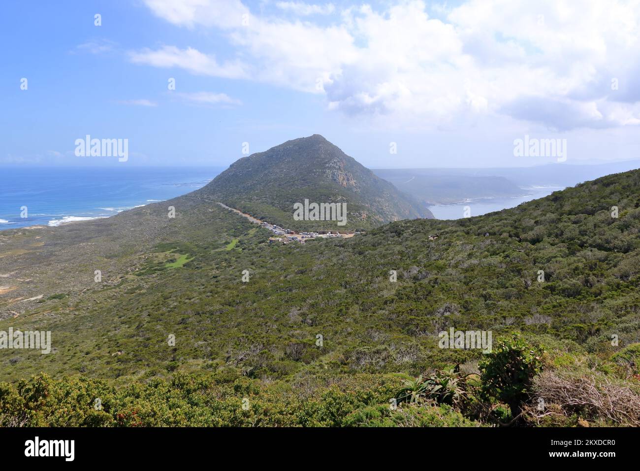 Beautiful view from the New Cape Point Lighthouse, Cape of Good Hope ...