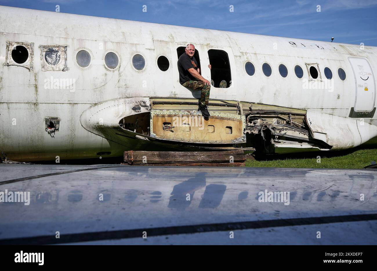 22.10.2019., Strmec Stubicki, Croatia - Robert Sedlar from Zabok bought ...