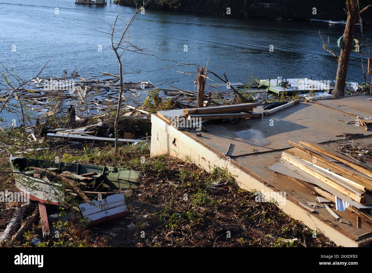 Destroyed Home on Lake Martin, Alabama. Alabama Severe Storms ...