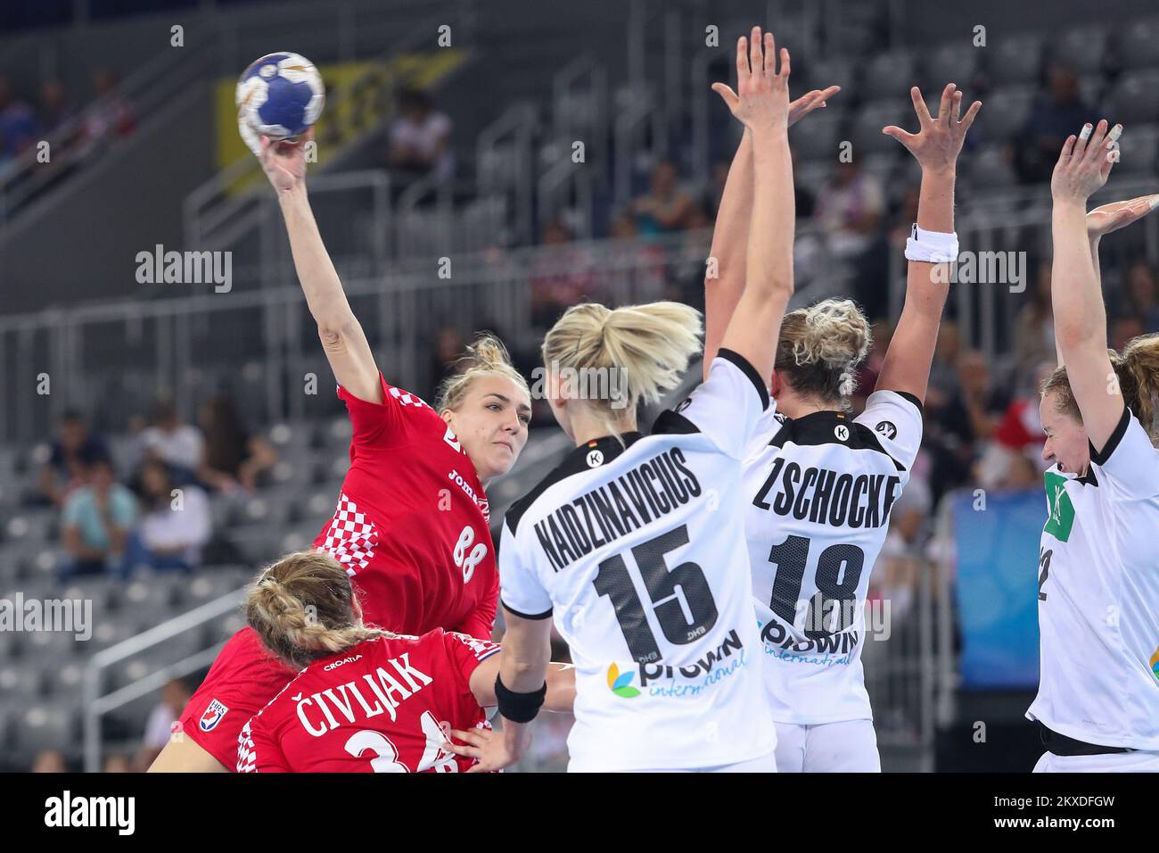 23.10.2019., Croatia, Zagreb - Friendly handball match between Croatia ...