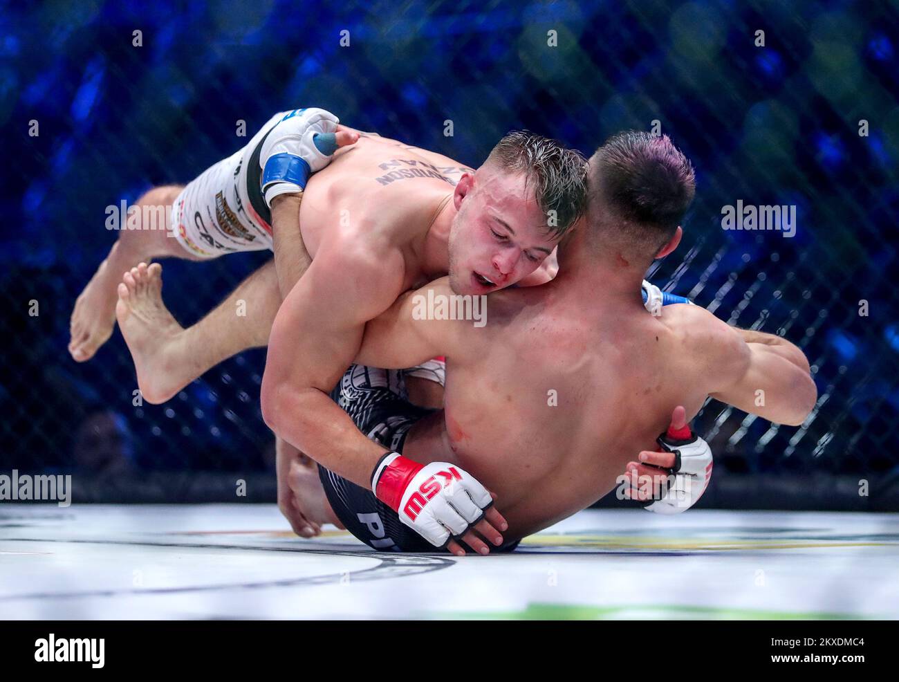 09.11.2019., Zagreb, Croatia - Milos Janicic (black) of Montenegro ...